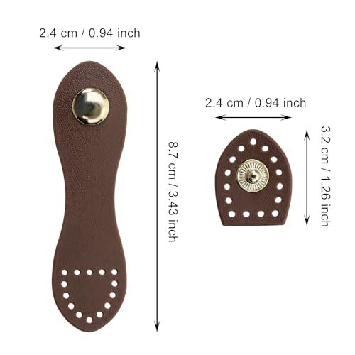 6 Sets Snap Buttons Bag Strap Sew On Snaps Buckles Fasteners Closure ...