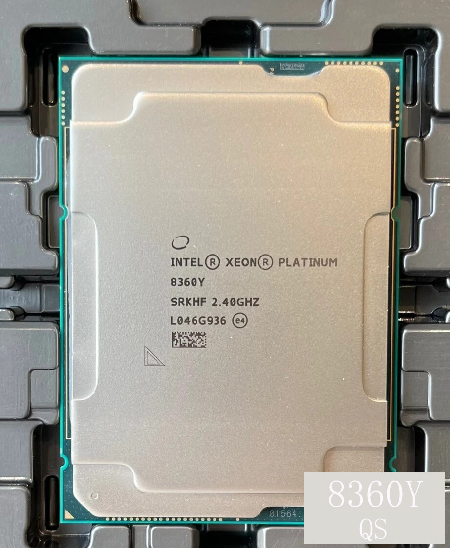 Intel Xeon Platinum 8360Y QS 36 cores 72 threads 2.4ghz 250W CPU ...