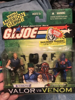 GI Joe Valor Vs Venom Gung Ho Vs Cobra Viper MIB | eBay