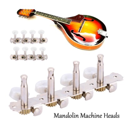 Mandolin Machine Heads Tuning Keys Pegs Steel + Acrylic + Copper Tuners ...