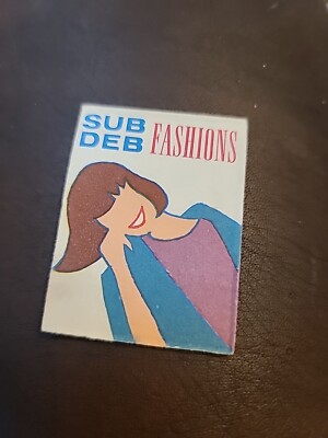 Vintage Barbie SUB DEB FASHIONS MAGAZINE CARDBOARD 2 SIDED NM | eBay