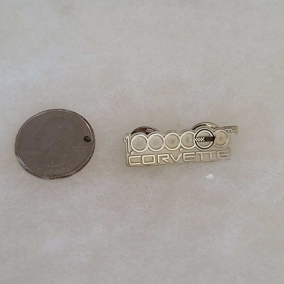 Chevrolet Chevy Corvette 1,000,000 Hat Lapel Trading Pin Vintage | eBay