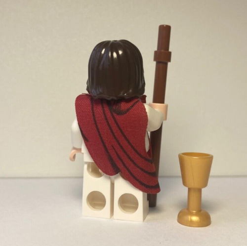 NEW LEGO Bible JESUS Custom Minifigure Red Robe Simple Staff | eBay