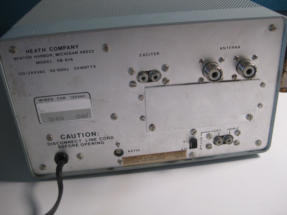 Heathkit SB-614 Station Monitor Scope Ham Radio | eBay