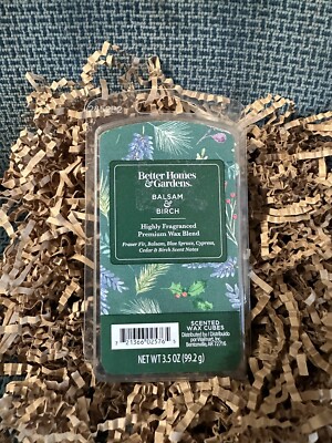 BETTER HOMES & GARDENS (LARGER 3.5 OZ/8 CUBES) BALSAM & BIRCH SCENTED ...