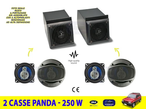 Casse stereo per Panda 141 141A Altoparlanti con Box Hi Fi tweeter ...
