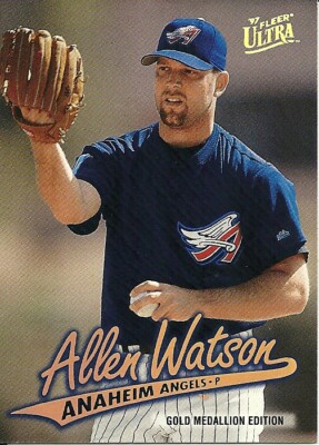 1997 Ultra Gold Allen Watson 413 Angels | eBay