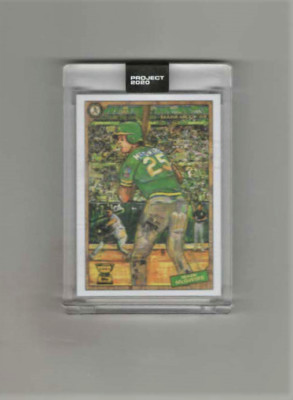 2020 Topps Project 2020 Mark McGwire by Artist Andrew Thiele #97 | eBay