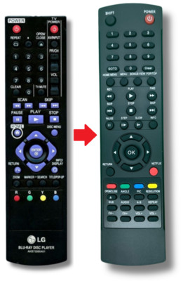 Ersatz Fernbedienung für LG Blu-Ray BD270 | BD350 | BD350 | BD350V | eBay