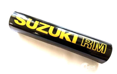 Suzuki RM Vintage Design Motorcycle Bar Pad 10" Gloss Finish | eBay