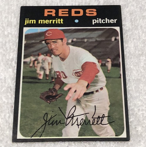 1971 Topps #420 Jim Merritt Cincinatti Reds Pitcher | eBay