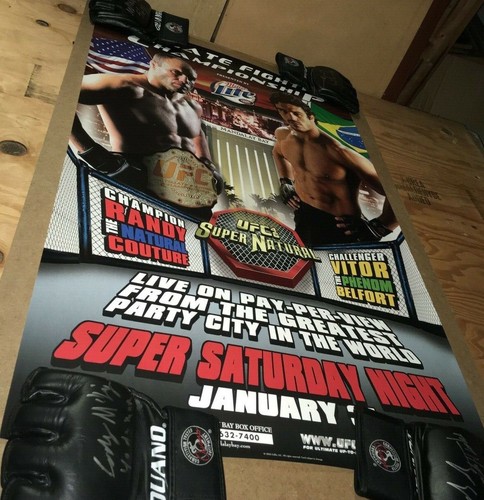 UFC 46 Poster Randy Couture Vitor Belfort BJ Penn - MMA Pride Fc ...