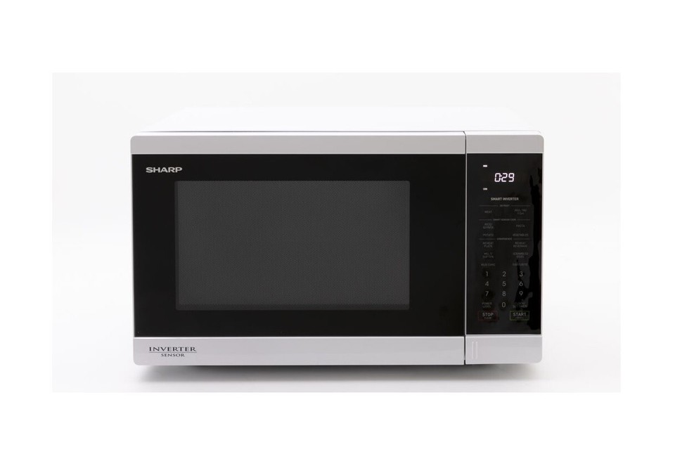 SHARP 34L 1200W INVERTER FAMILY MICROWAVE OVEN AUTO MENU DEFROST R350E ...