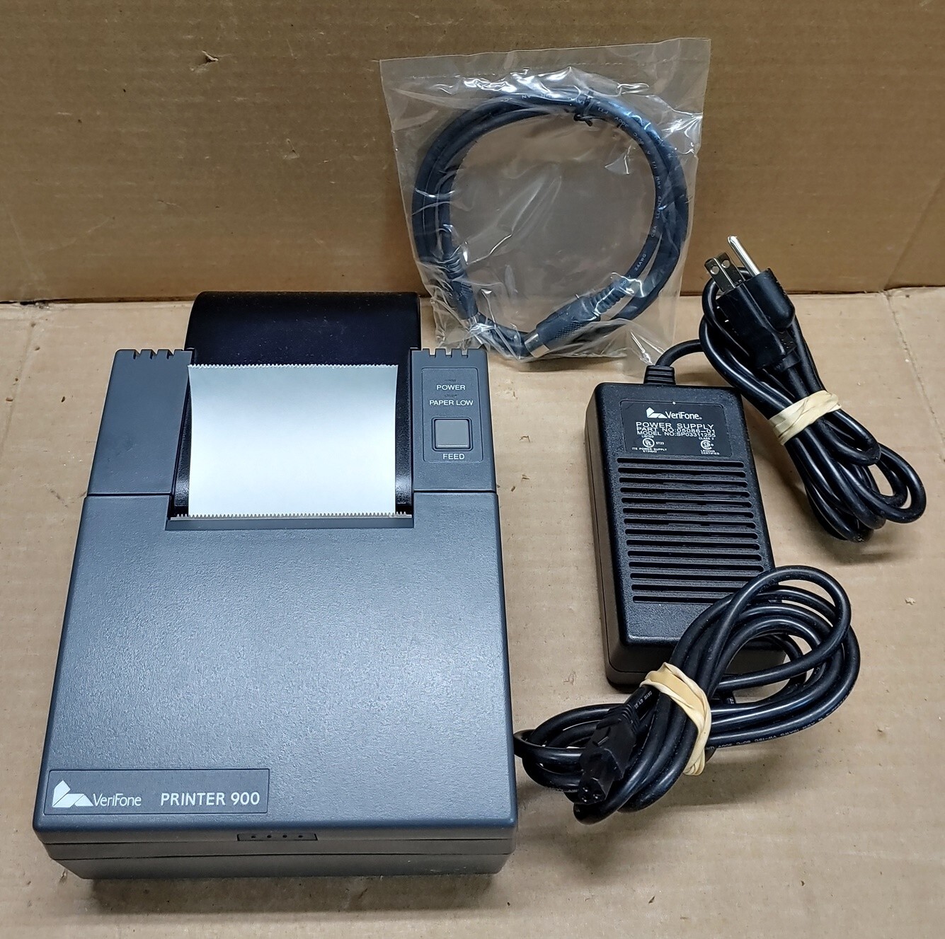 VeriFone P900 Credit Card Receipt Printer with Power supply and cables ...