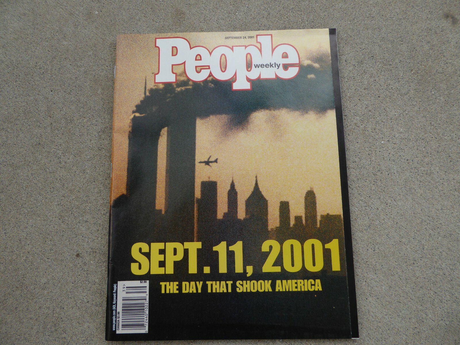 Vtg 2001 People Weekly Magazine 911 September 11 The Day That Shook ...