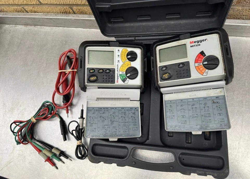 Megger MIT320 Testers Kit + Megger LRCD220 | eBay UK