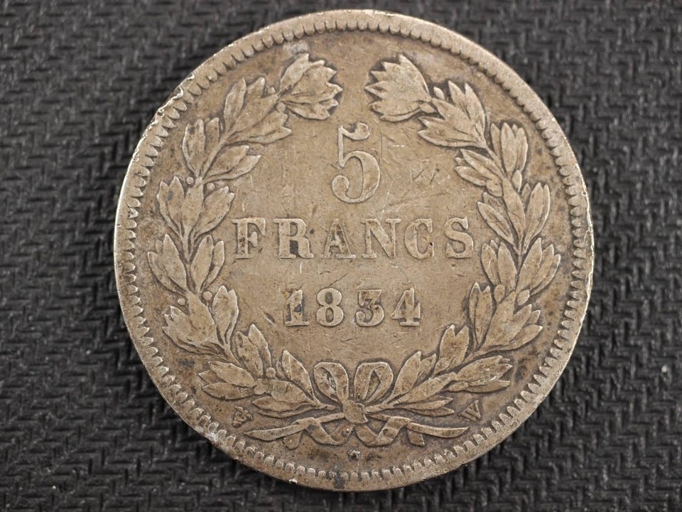 NobleSpirit Desirable SILVER France 5 Franc CHOICE VG/Fine | eBay