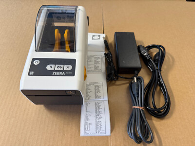 Zebra ZD410 Thermal POS Barcode Tag Label Printer 300 DPI USB ZD41H23 ...