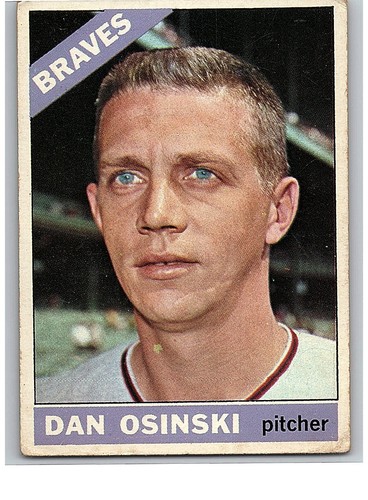 1966 Topps Baseball Card Single - #168 Dan Osinski A2 | eBay
