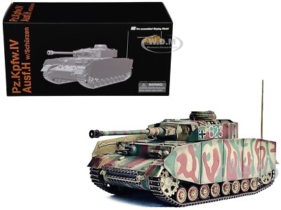GERMAN PZ.KPFW.IV AUSF.H TANK "NORMANDY" 1944 1/72 SCALE BY DRAGON ...
