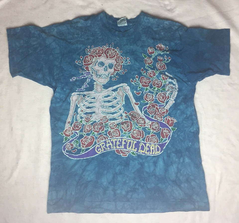 Vintage 1995 Grateful Dead Spring Tour Shirt Bertha Batik Rare GDM ...