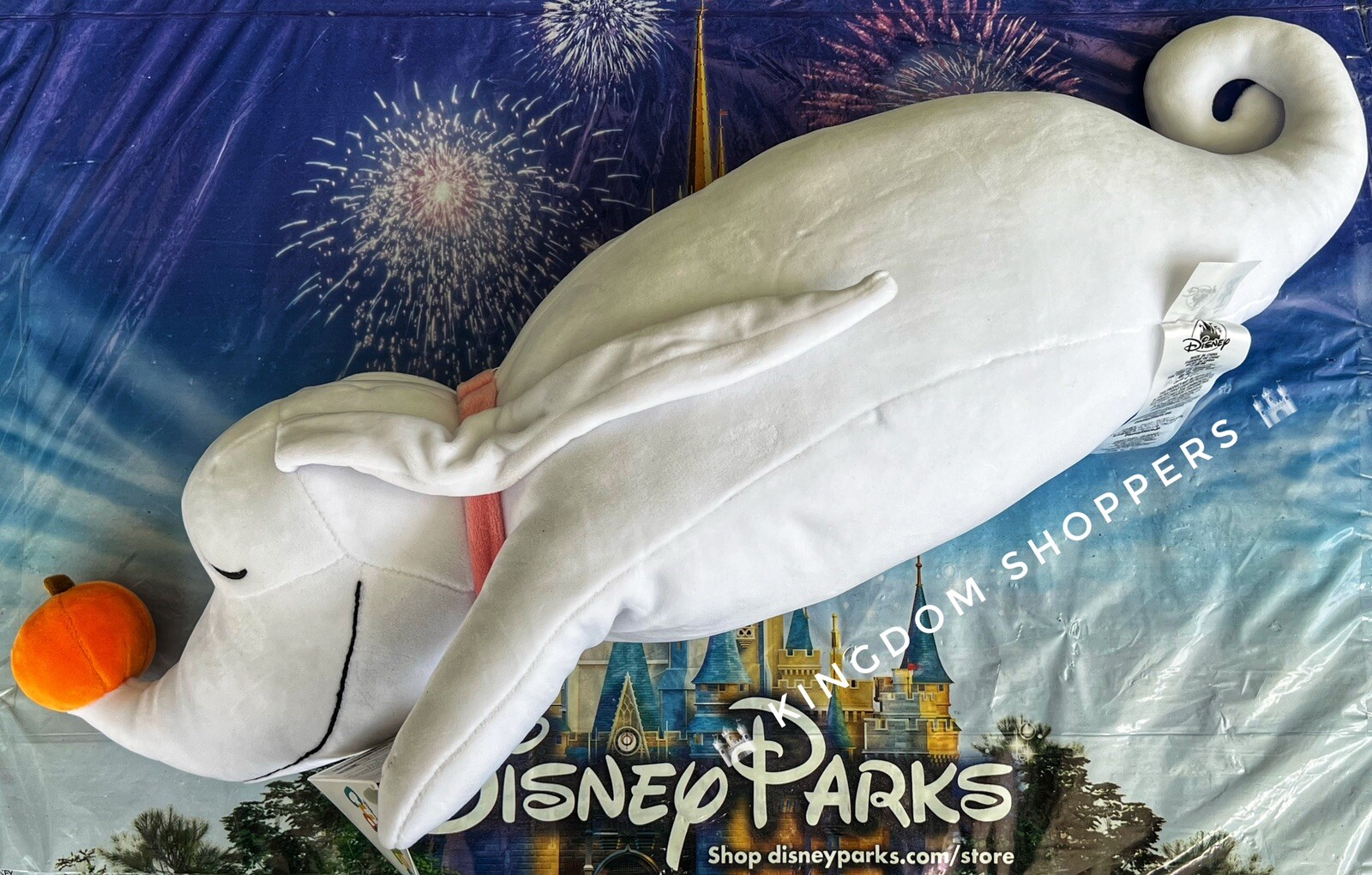 Disney Parks Zero Nightmare Before Christmas Cuddleez Large Plush Toy ...