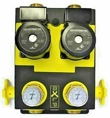 Geothermal Ground Loop Pressurized Pump Flow Center Duplex Station | eBay