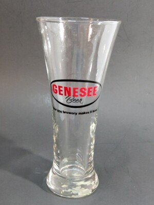 Vintage Genesee Beer Pilsner Glass 7 1/4” Man Cave Bar | eBay