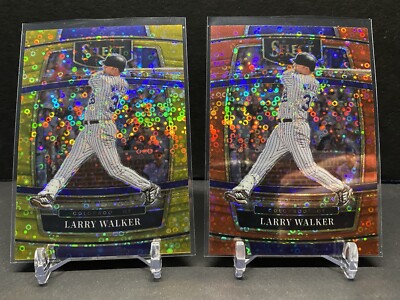 2022 Select Larry Walker Exclusive Gold Disco Prizm 10/10 Ebay 1/1 ...