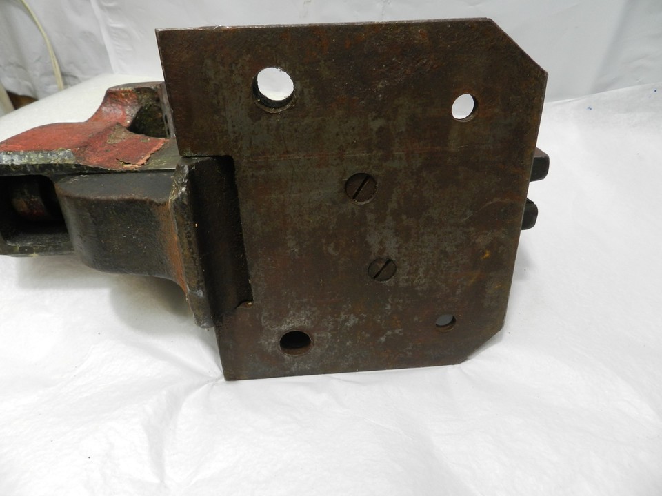 Prentiss Bull Dog No 50 Vise Bench Antique Tool Cast Iron 3-1/4" Jaw ...