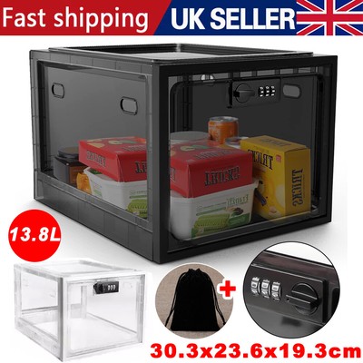 Lockable Box For Food, Medicine Storage Box with Lock Refrigerator ...