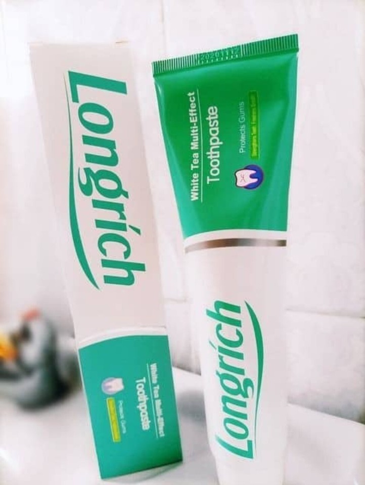 Longrich Toothpaste, WhiteTea, Fluoride Free, Deep Cleaning Jumbo Size ...