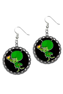 The Great Gazoo alien Flintstones Earrings pair of earrings set of ear ...