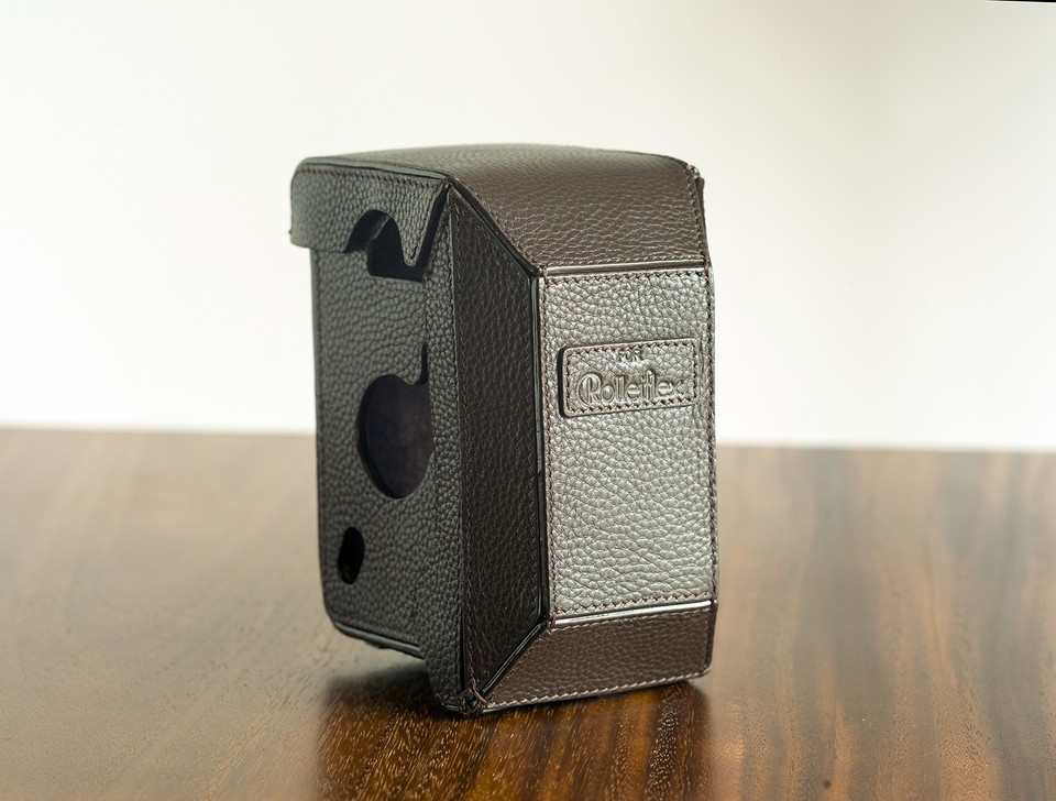 Mr. ZHOU Brown Leather Full Protective Case for Rolleiflex 2.8F 3.5F ...