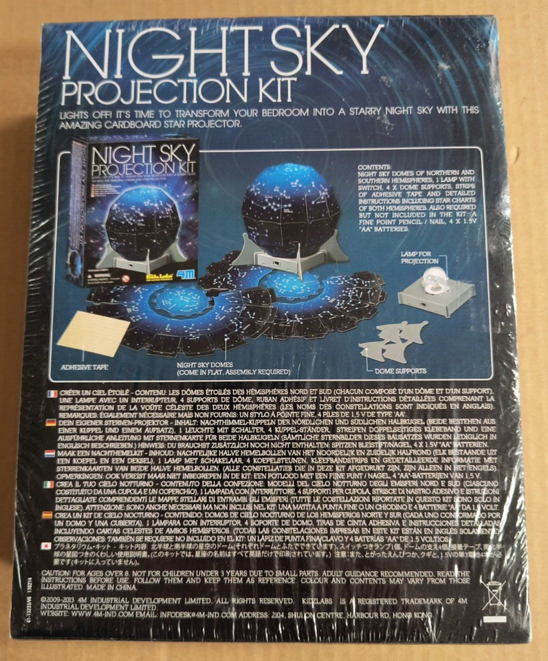 Night Sky Projection Kit Kidz Labs Fun Science Projects 4M NEW | eBay