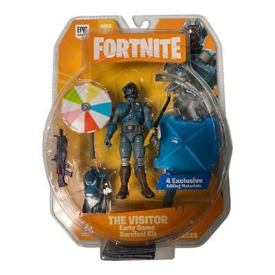 Fortnite Early Game Survival Kit with The Visitor Action Figure - 4 ...