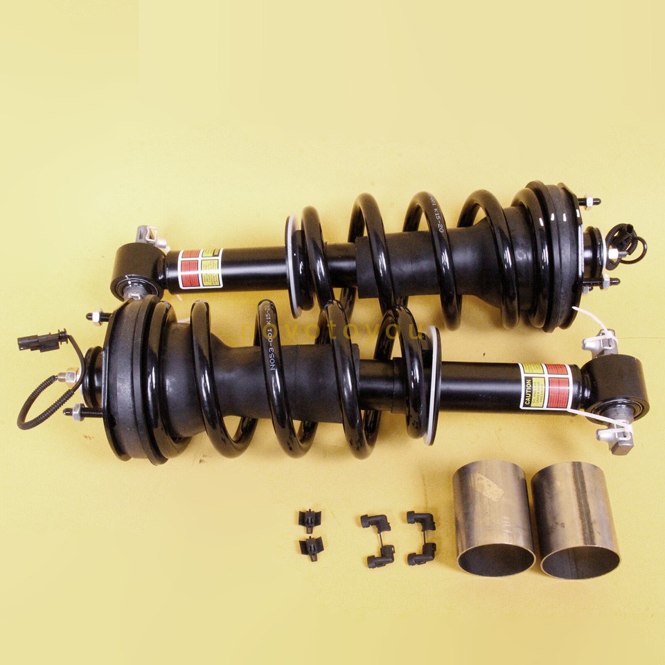 Pair Front Shock Struts Assemblys Electric For GM Tahoe Suburban Yukon ...