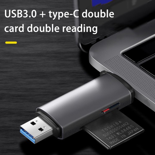 Card Reader Adapter Driver-free Wide Compatibility Usb 3.0 Type-c Sd ...