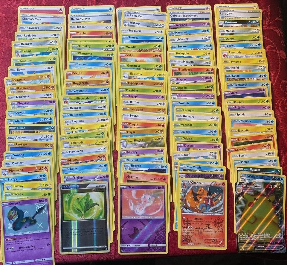 POKEMON CARDS BUNDLE V or VMAX ULTRA RARE FULL HOLO CARD + HOLO SHINY ...