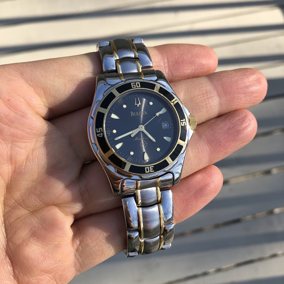 STUNNING Bulova Marine Star Submariner Men’s Watch | eBay