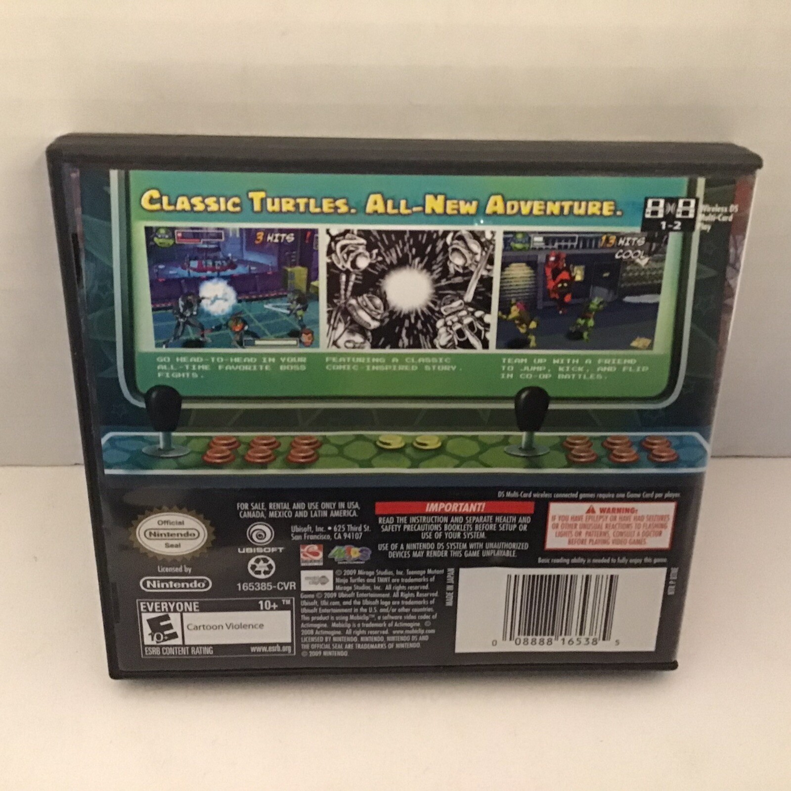 Teenage Mutant Ninja Turtles: Arcade Attack (Nintendo DS 2009) No ...