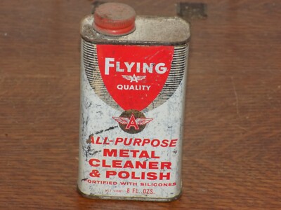 Vintage Flying A All Purpose Metal Cleaner & Polish Empty 8 Ounce Can ...