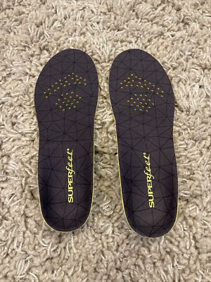 Superfeet Flex Thin Dynamic Comfort Insoles Size B Mens 2.5-4 Womens 4. ...