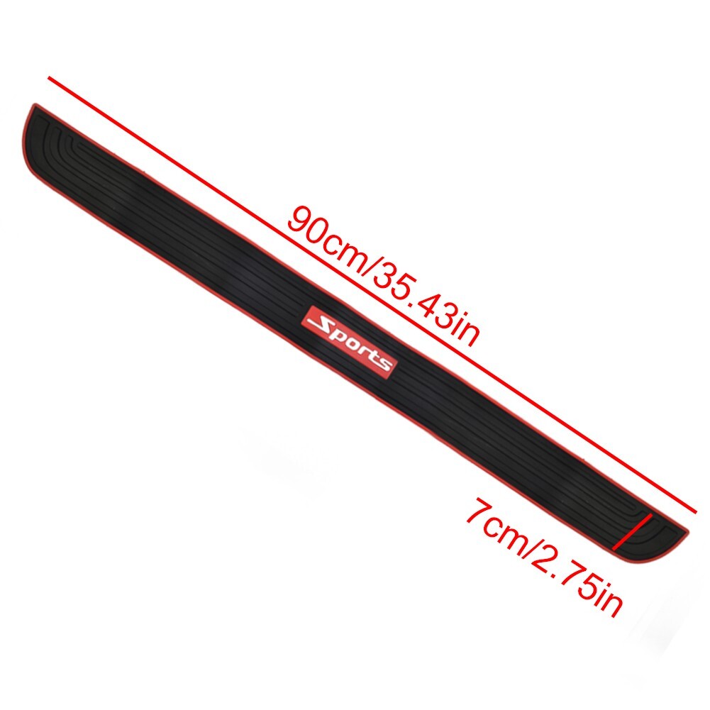 Door Sill Strip Rear Rubber Sill Trunk Universal 90cm 90cm x 7cm ...