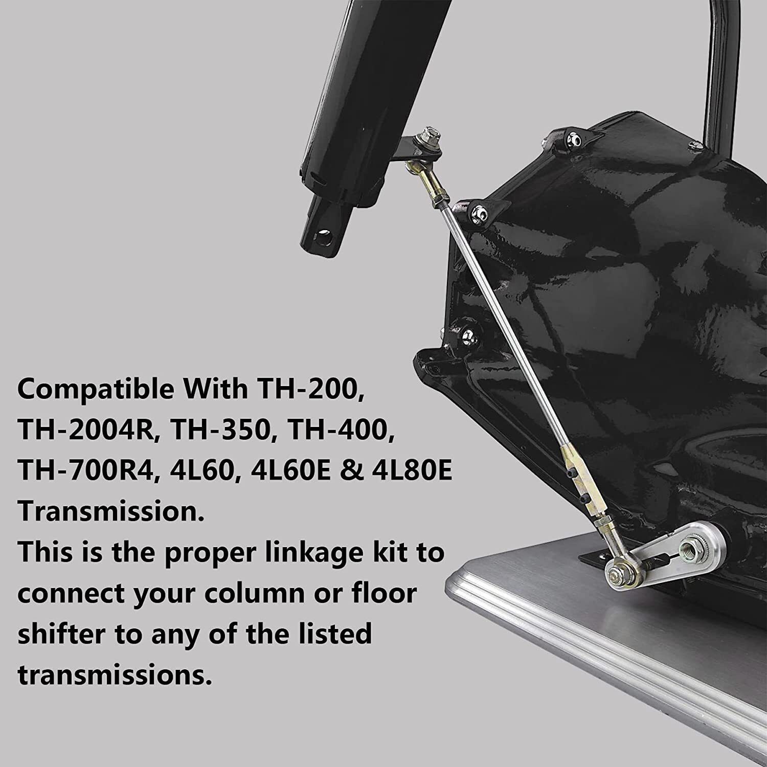 21" Car Adjustable Column Shift Linkage Kit For 350 400 700R4 GM ...