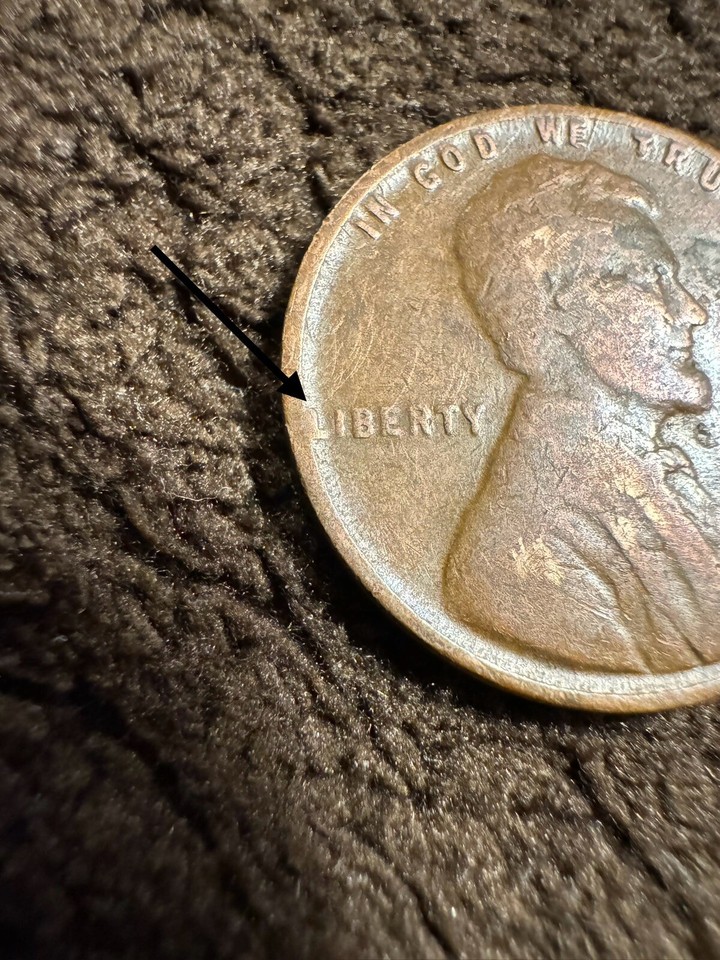 1945D Wheat Penny L On Rim, Mint Mark Close To Date, Letter On Back on ...