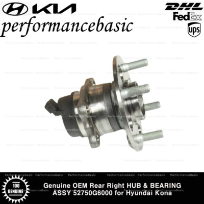 Genuine OEM Rear Right HUB & BEARING ASSY 52750G6000 for Hyundai Kona ...