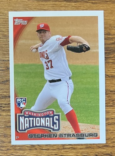 Stephen Strasburg 2010 Topps RC Rookie Card #661 | eBay