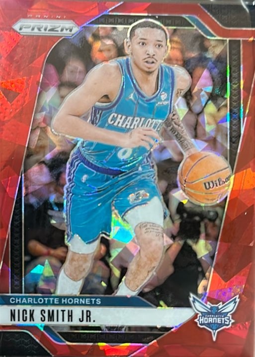 2024 Panini Prizm #185 Nick Smith Jr. Red Ice Prizms | eBay