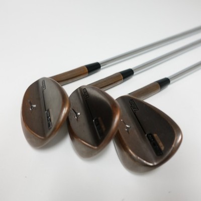 Mizuno T22 Denim Copper Wedge 3pcs Set 50°54°58° Flex-S200 Dynamic Gold ...